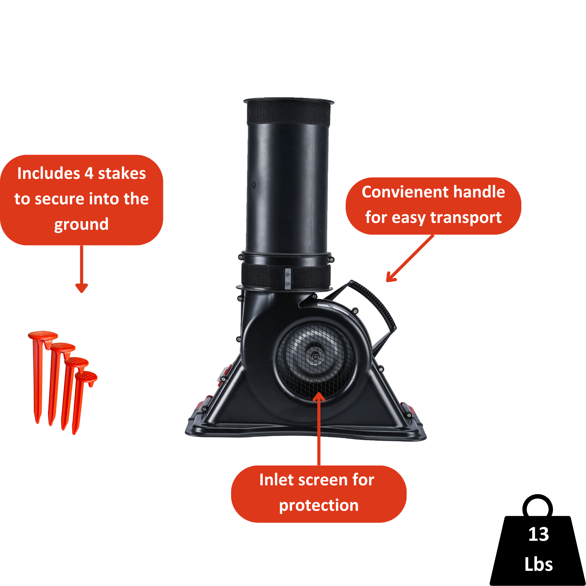 8ft Scarecrow Electric Inflatable Scarecrow (Raven Blower) | Scare Dancer