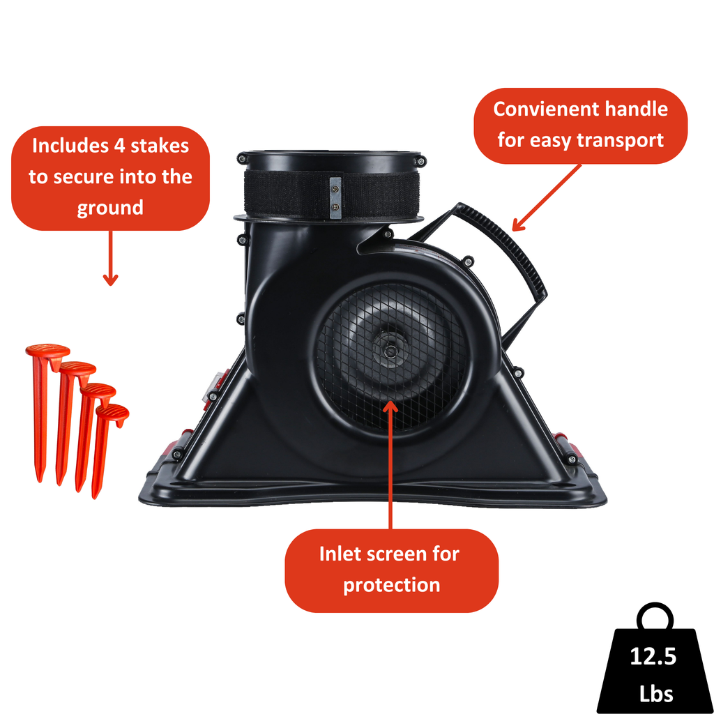 AirCrow® Scare Dancer® 10ft Scarecrow Electric Inflatable Scarecrow ...