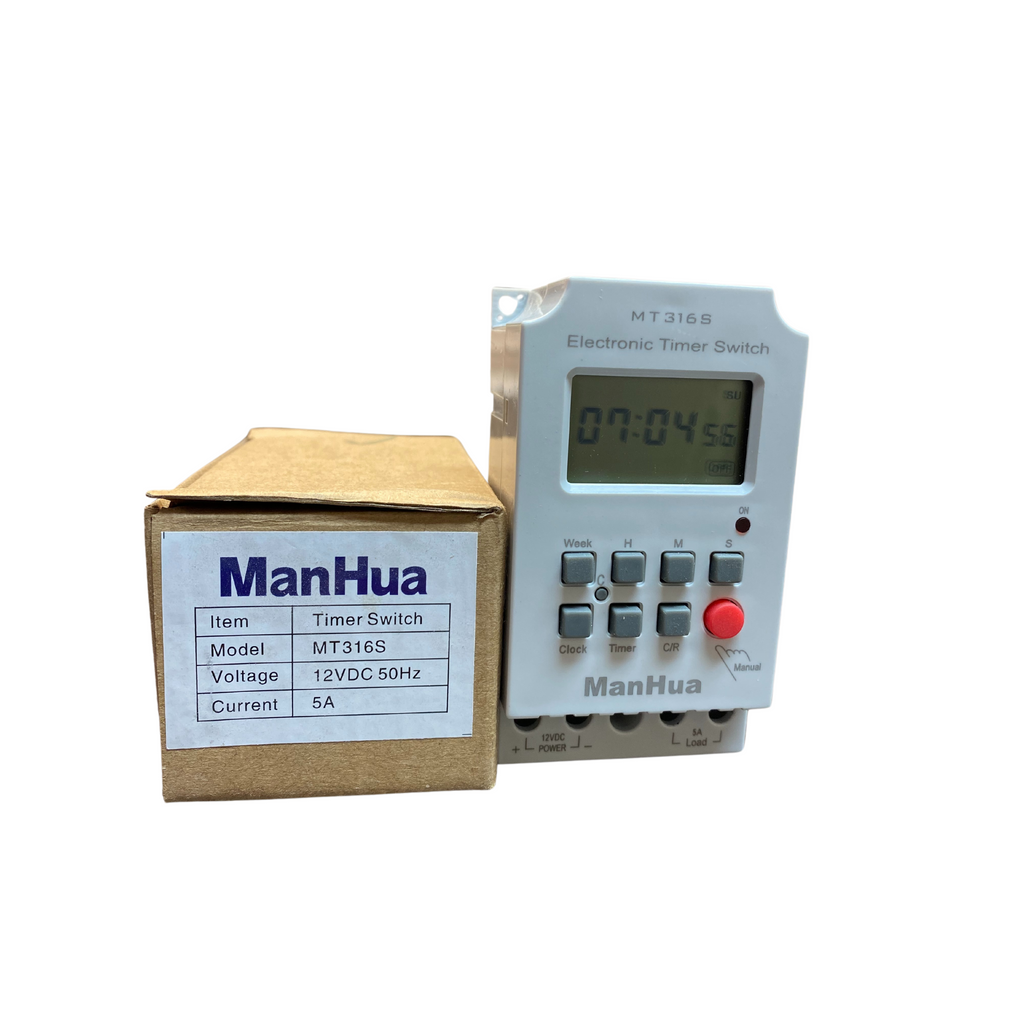 12VDC ManHua Programmable Digital Timer | Scare Dancer