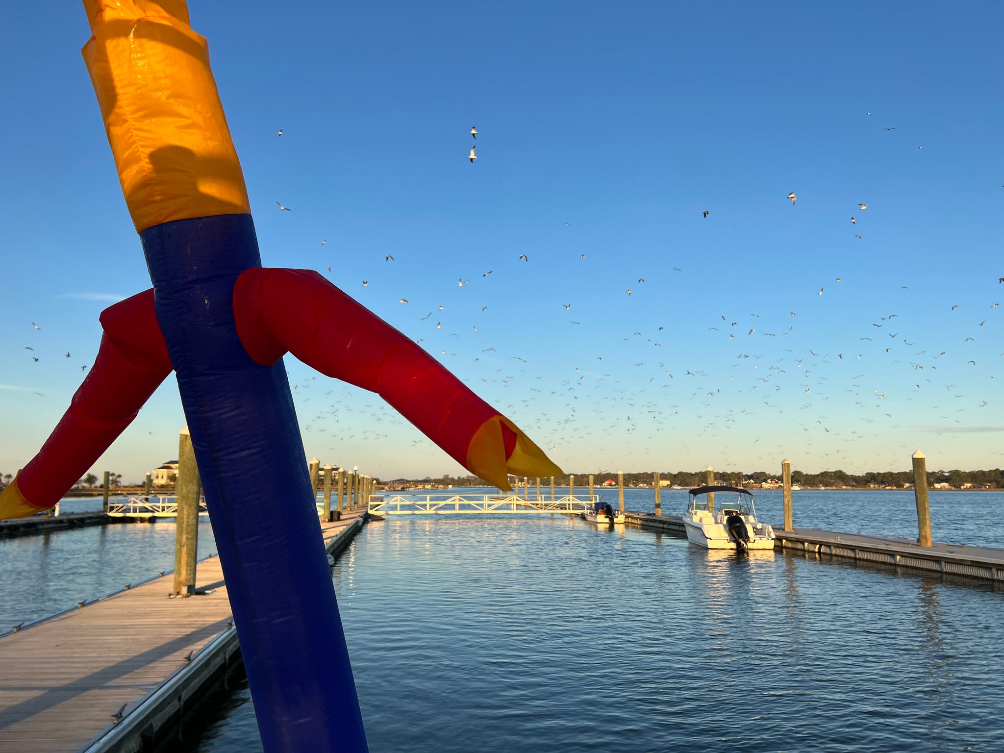 Scarecrow 8 ft Electric Inflatable Scarecrow (Raven Blower) | Scare Dancer